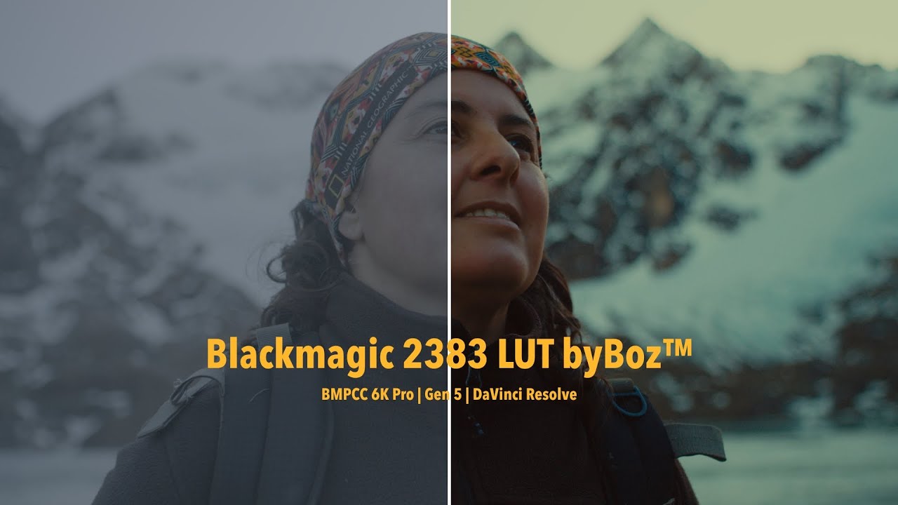 Blackmagic 2383 LUT byBoz™️ | Color Grading BMPCC 6K Pro in DaVinci ...