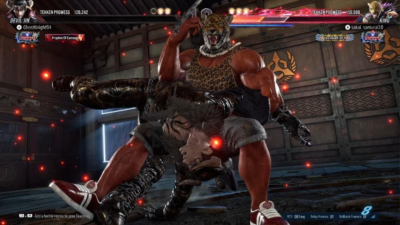 First proper King player| Devil Jin vs King| TEKKEN 8 - YouTube