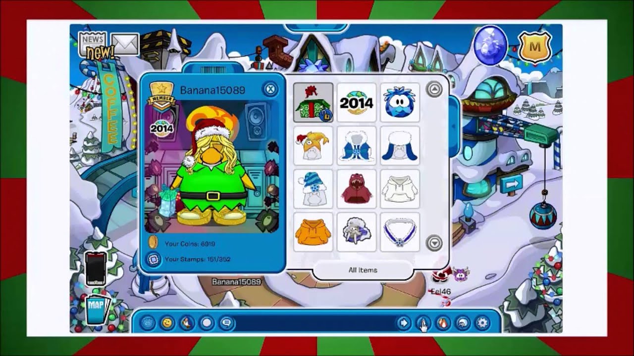 Club Penguin: Present Costume Code - YouTube