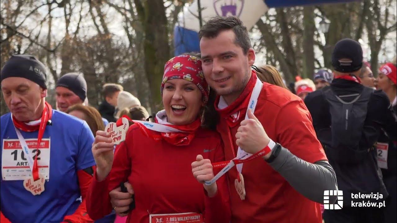 7. Bieg Walentynkowy w parku Jordana - YouTube