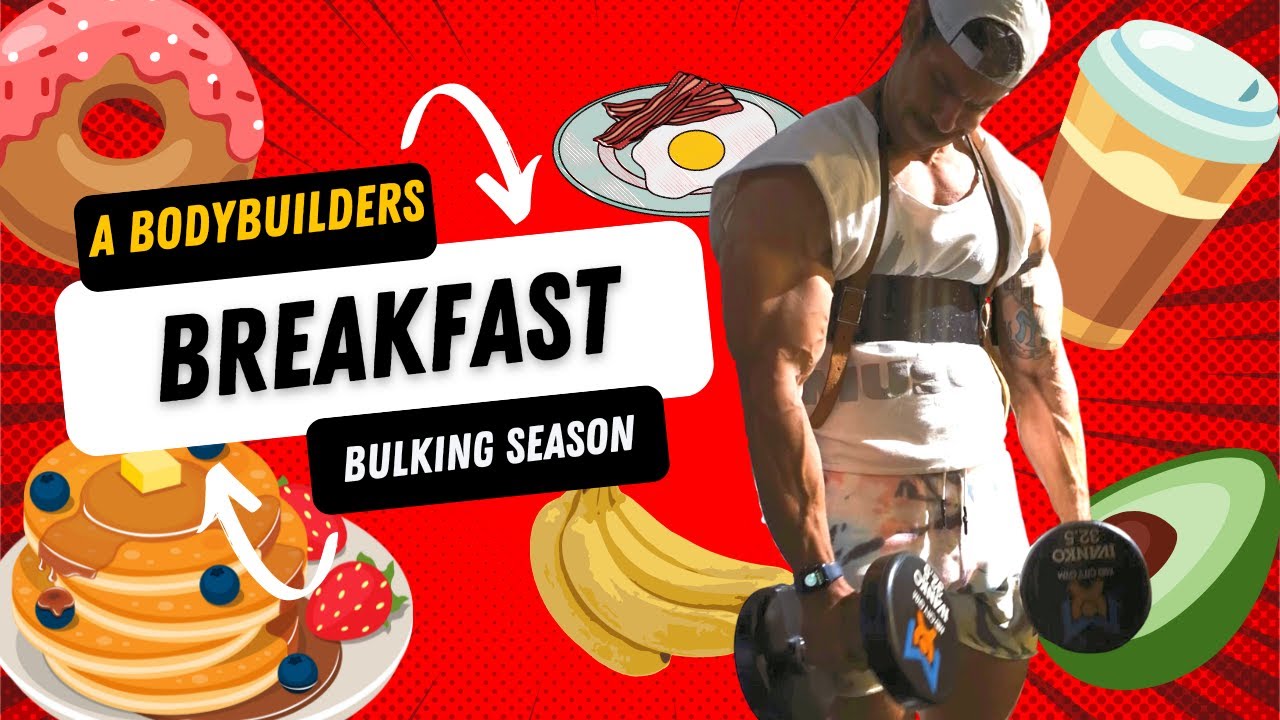 A bodybuilders breakfast | bulking season - YouTube