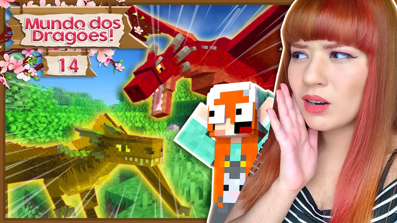 ENFRENTAMOS UM DRAGÃO! Minecraft : Mundo dos Dragões #14 - YouTube