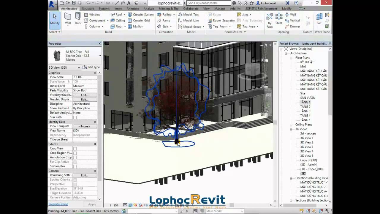 Tự Học Revit | 3.2 Hd làm Model Component và Model in Place - Lớp Học ...