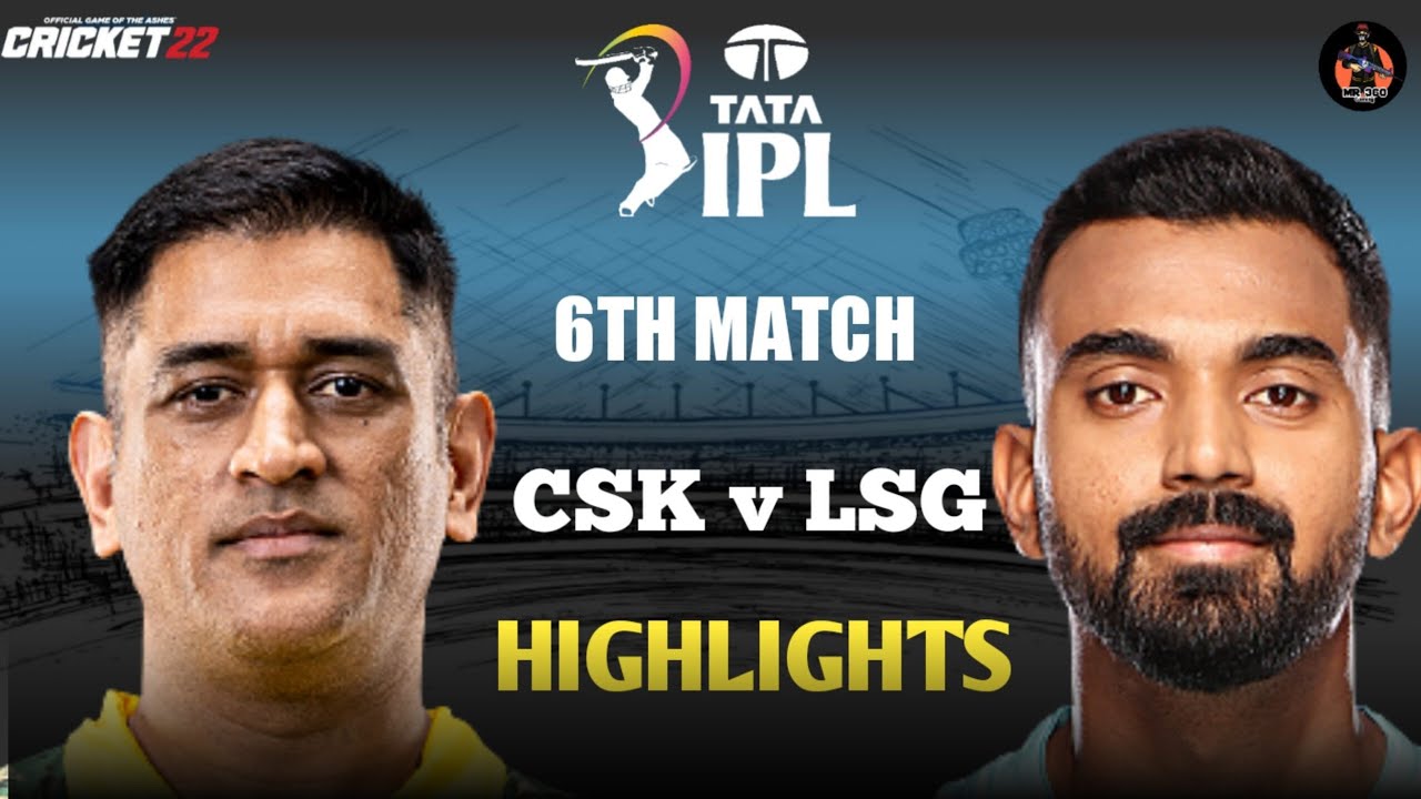 CSK vs LSG match 6 highlights|| #cskvslsg #csk #lsg #youtubeshorts ...