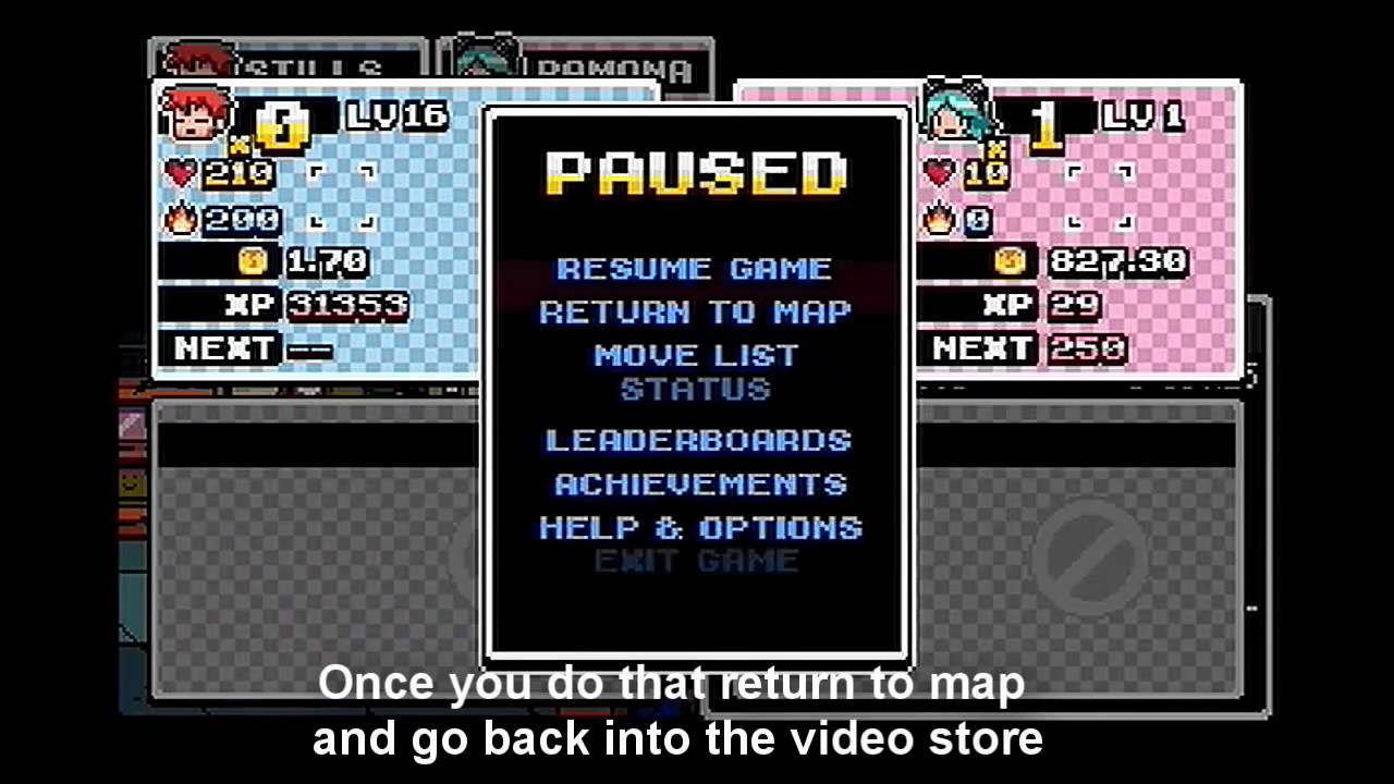 Scott Pilgrim Game Money Glitch Xbox 360 - YouTube