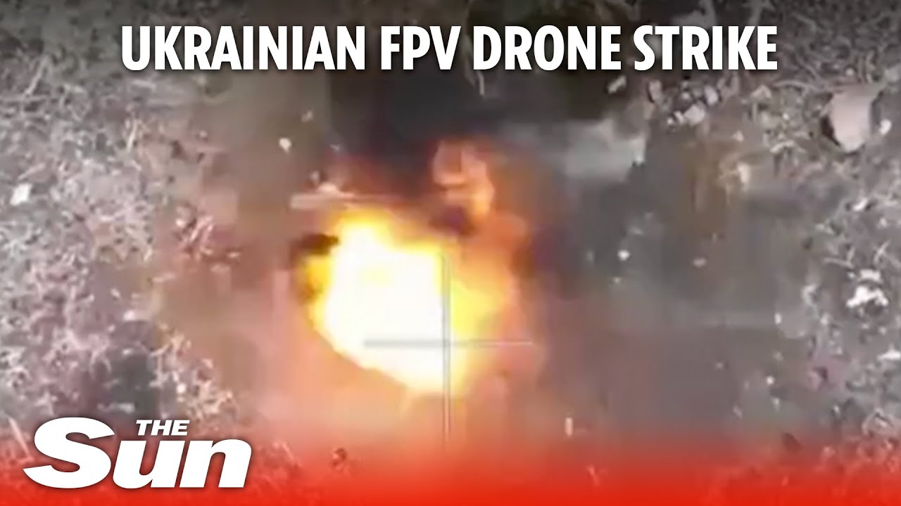 Ukraine Russia war: Ukrainian FPV drone destroys Russian positions ...