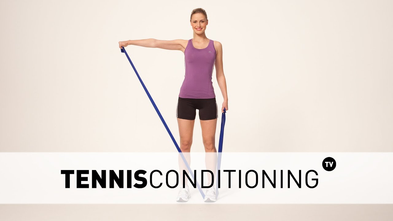 Lateral Raise with Rotation | Tennis Conditioning - YouTube
