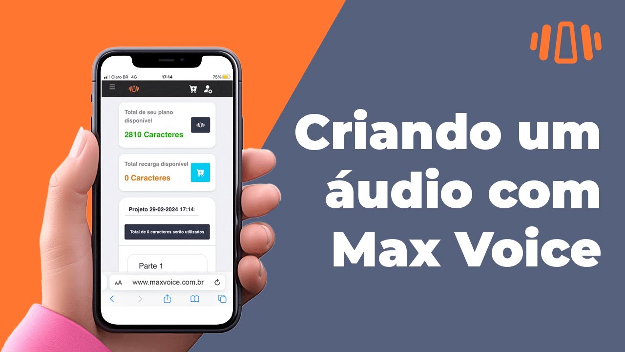 Criando um áudio com Max Voice - YouTube