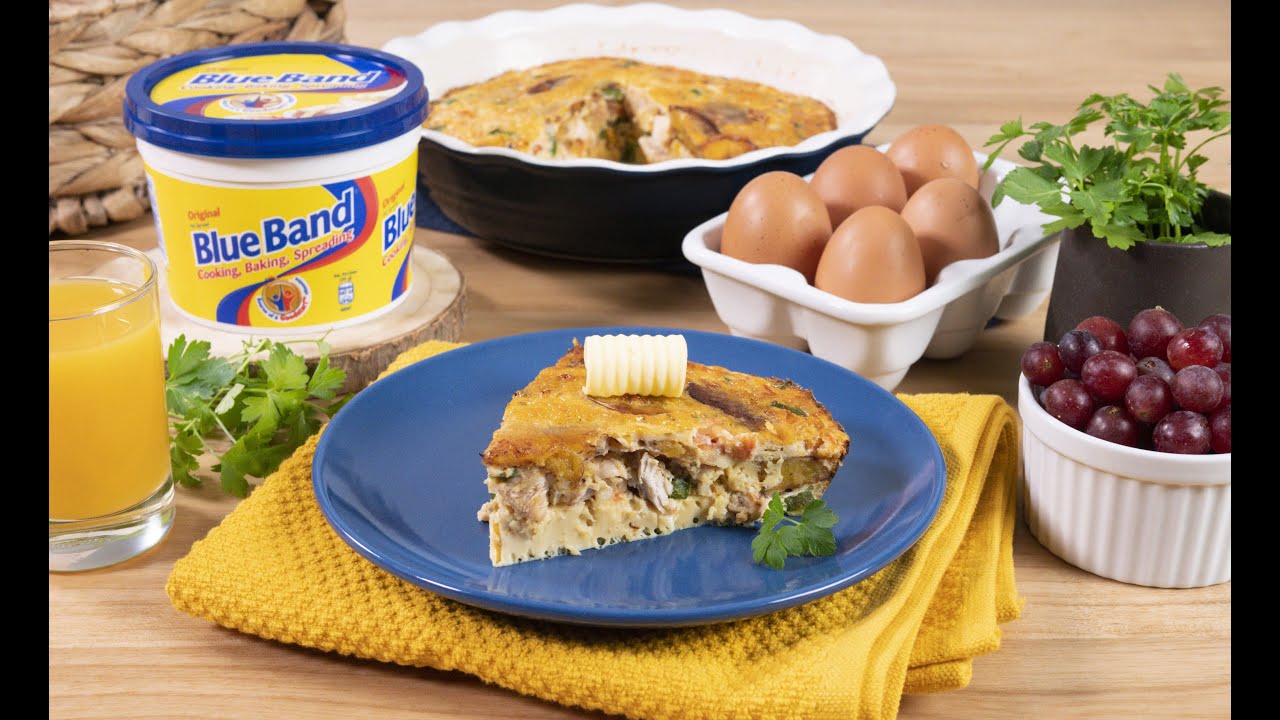 Blue Band Chicken Frittata | Healthy Breakfast Options - YouTube