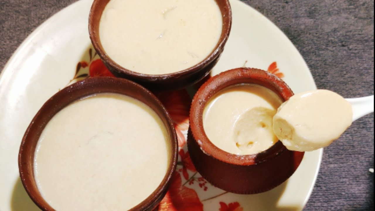 ১ ঘণ্টাই খুব সহজেই তৈরি লাল মিষ্টি দই | Lal mishti doi banana recipe ...