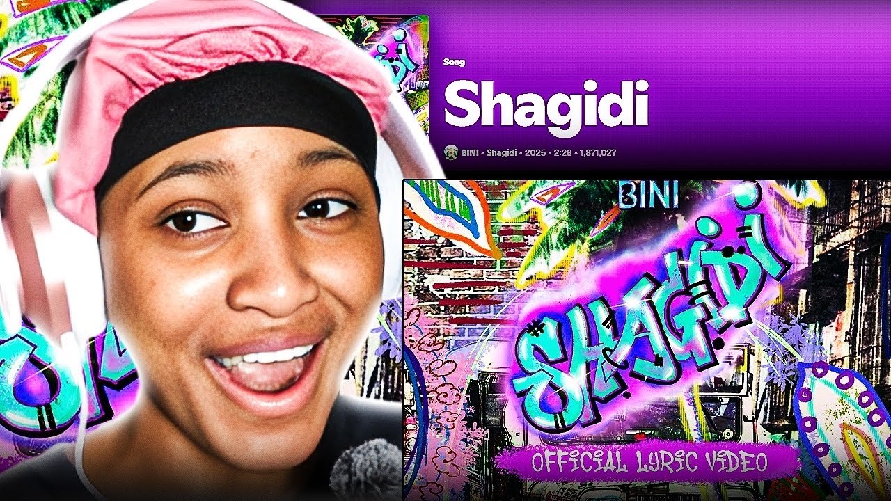 SAILURGRL REACTS BINI | 'Shagidi Official Lyric Video Reaction - YouTube