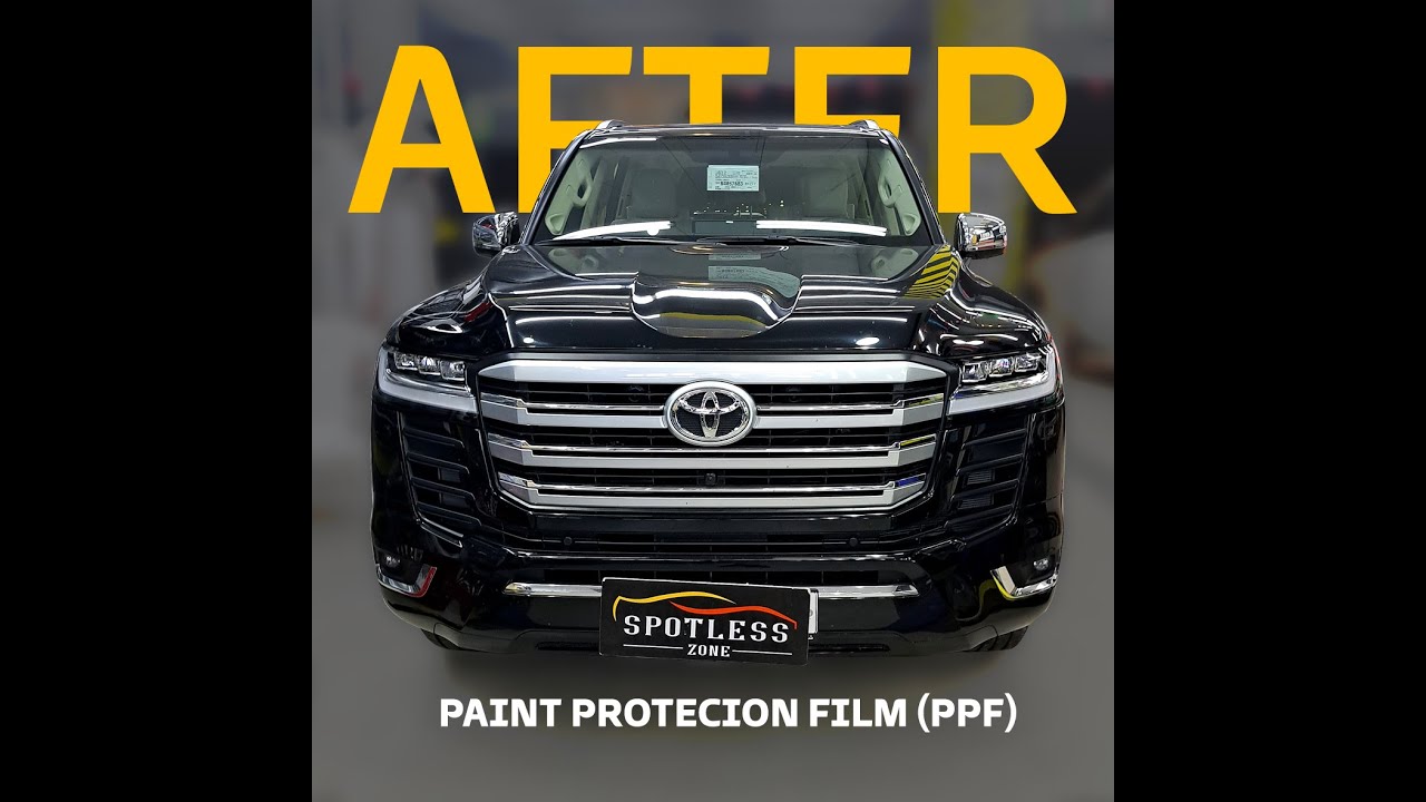 Paint Protection Film ( PPF ) Installation on 2022 Toyota Land Cruiser ...
