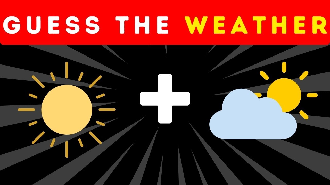 Guess The Weather By Emoji - YouTube