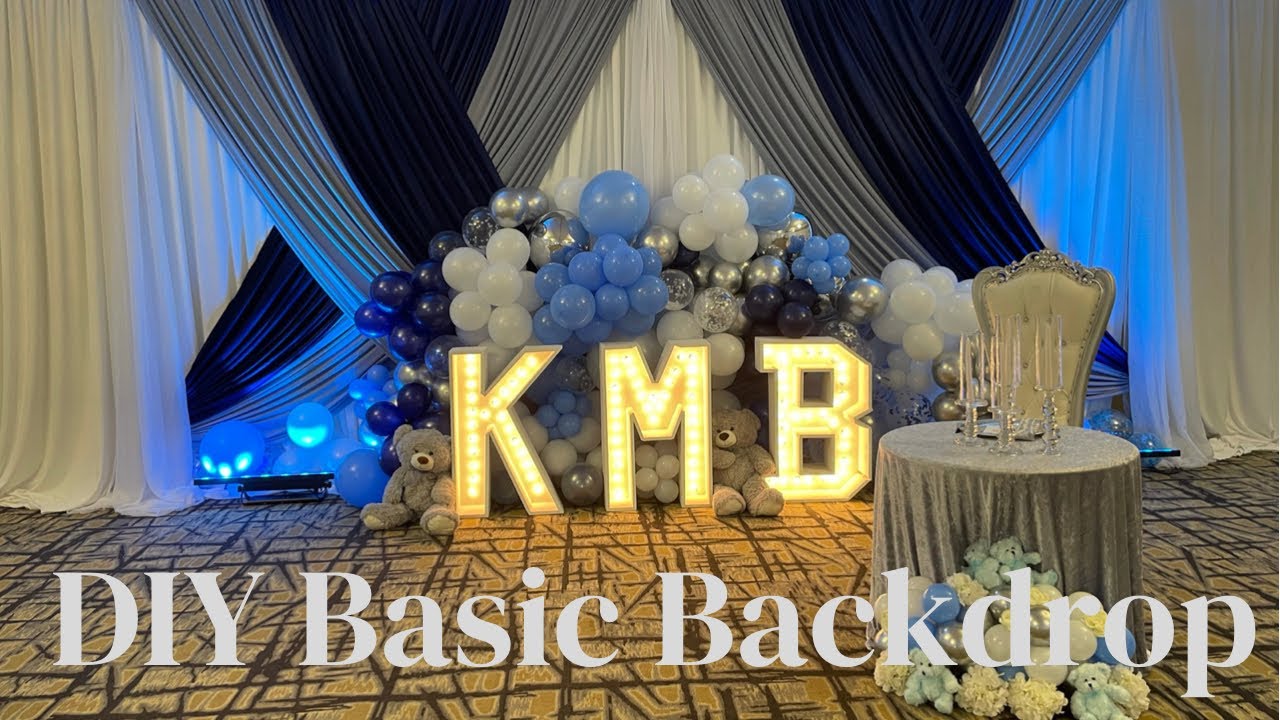 DIY Basic Backdrop, Basic Draping, Basic Event Backdrop,Pipe and Drape ...