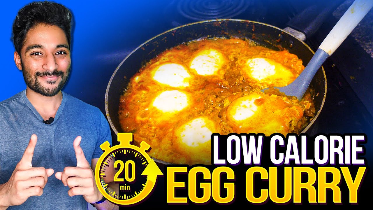 Egg Curry Recipe: Low-Calorie & Ready in 20 Minutes! | Indian Fitness ...