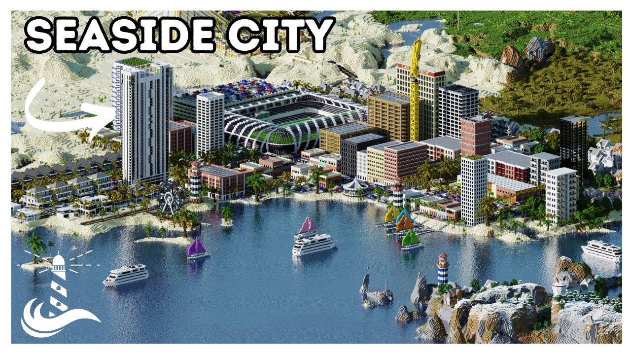 Transforming A City In Minecraft! - YouTube