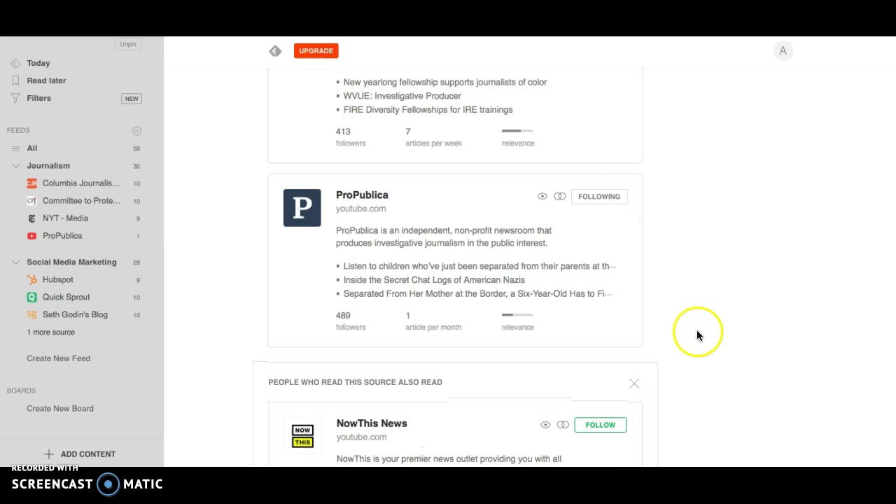 How to Add a New Feed on Feedly - YouTube