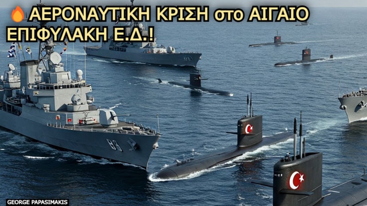 ⚠️ Τουρκική Αεροναυτική Πρόκληση στο Αιγαίο – Συναγερμός στις Ελληνικές ...