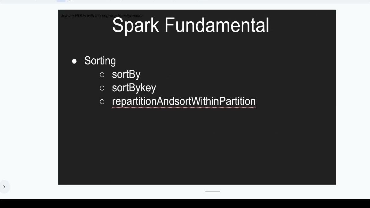 Spark Big Data What is Sorting : sortBy sortBykey repartitionAndsortWithinPartition - YouTube