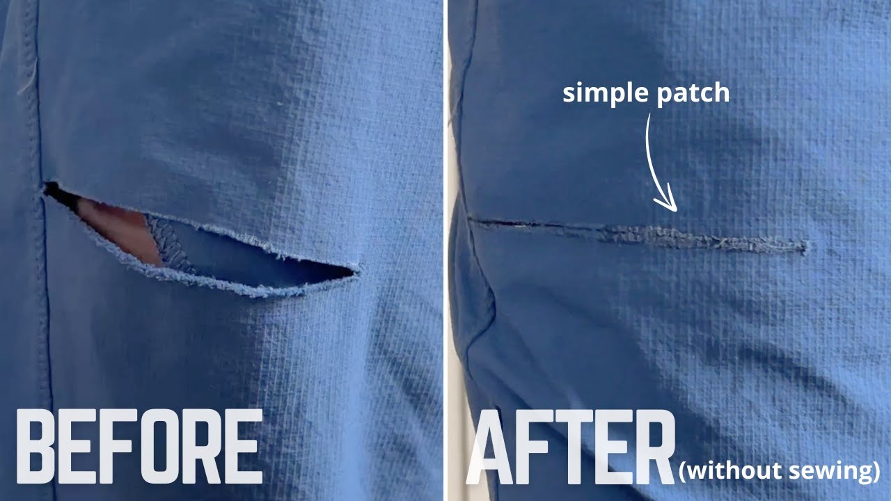 How to Fix Rips and Tears Fast | Easy No-Sew Patching Method - YouTube