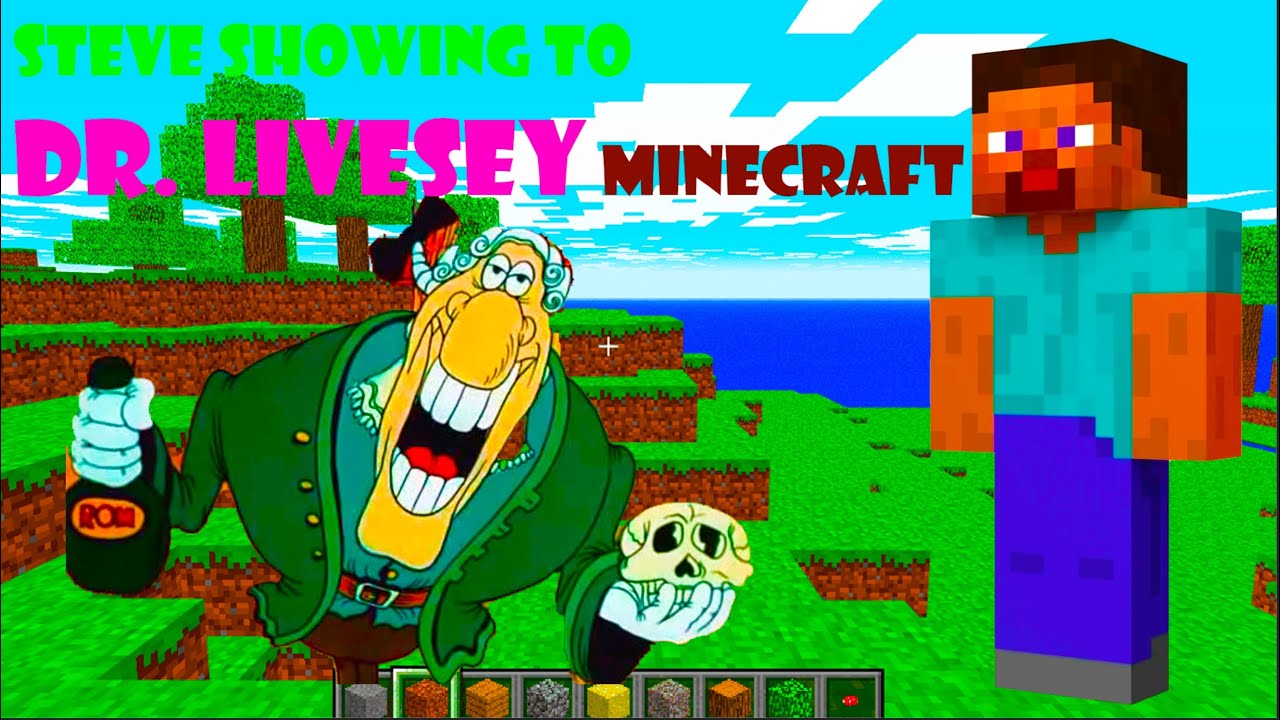 Steve Showing To Dr. Livesey Minecraft | Dr. Livesey Phonk Walk In ...