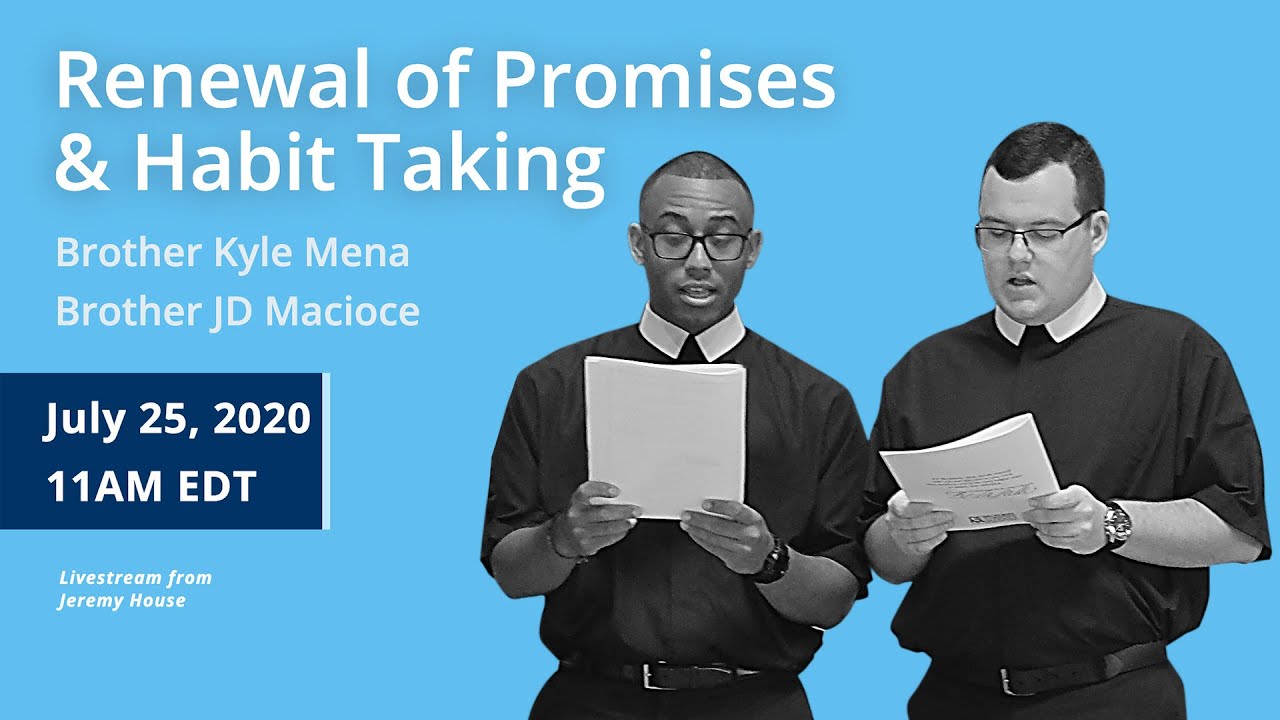 Habit Taking and Renewal of Promises - YouTube