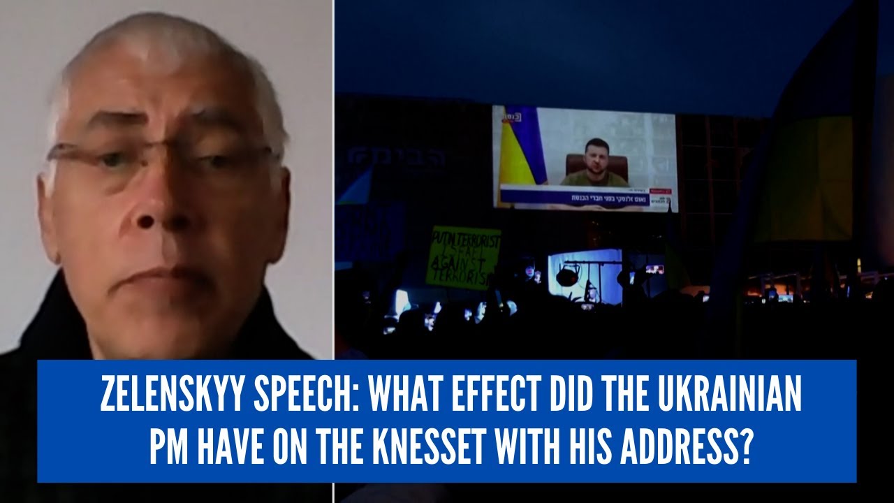 What effect did the Ukrainian PM have on the Knesset with his address ...