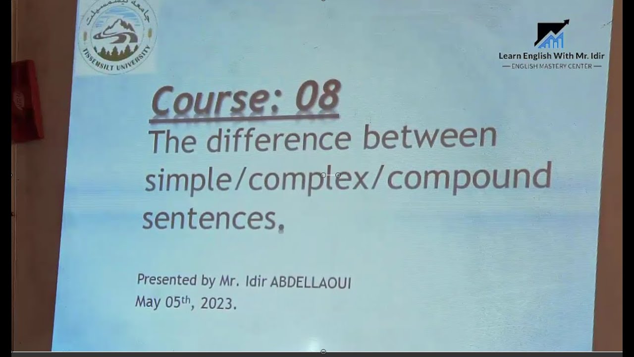 The difference between a Simple / Complex/ Compound sentences. - YouTube