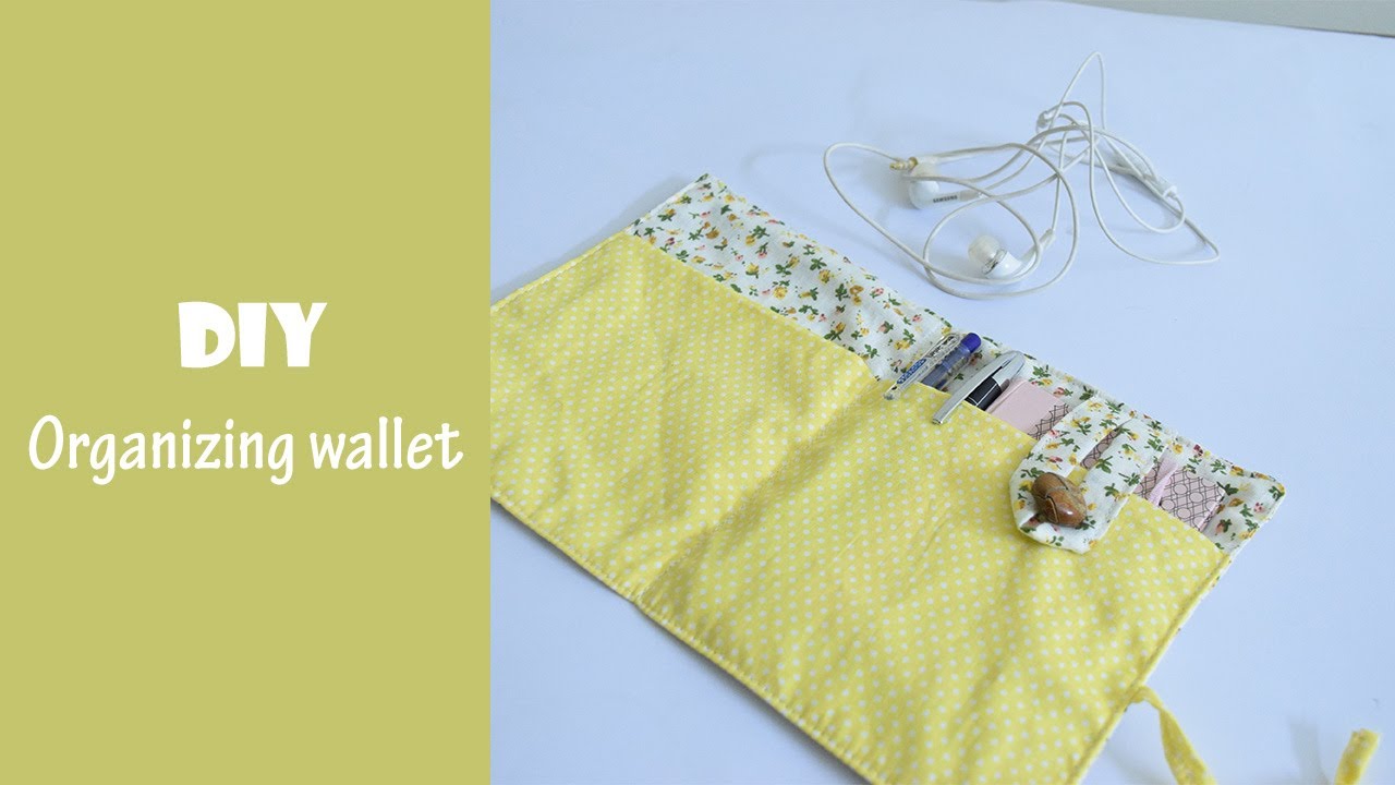 Easy to make Fabric Organizing Wallet- DIY - YouTube
