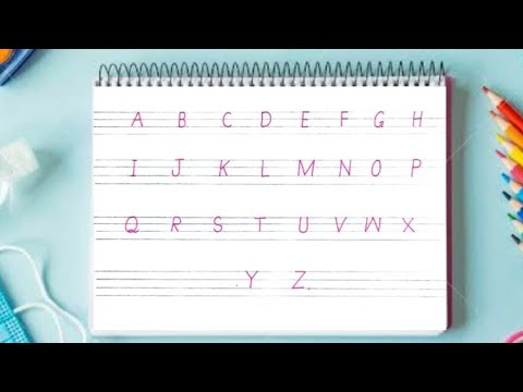 How to write Simple ABCD | Handwriting Lesson # 1 - YouTube