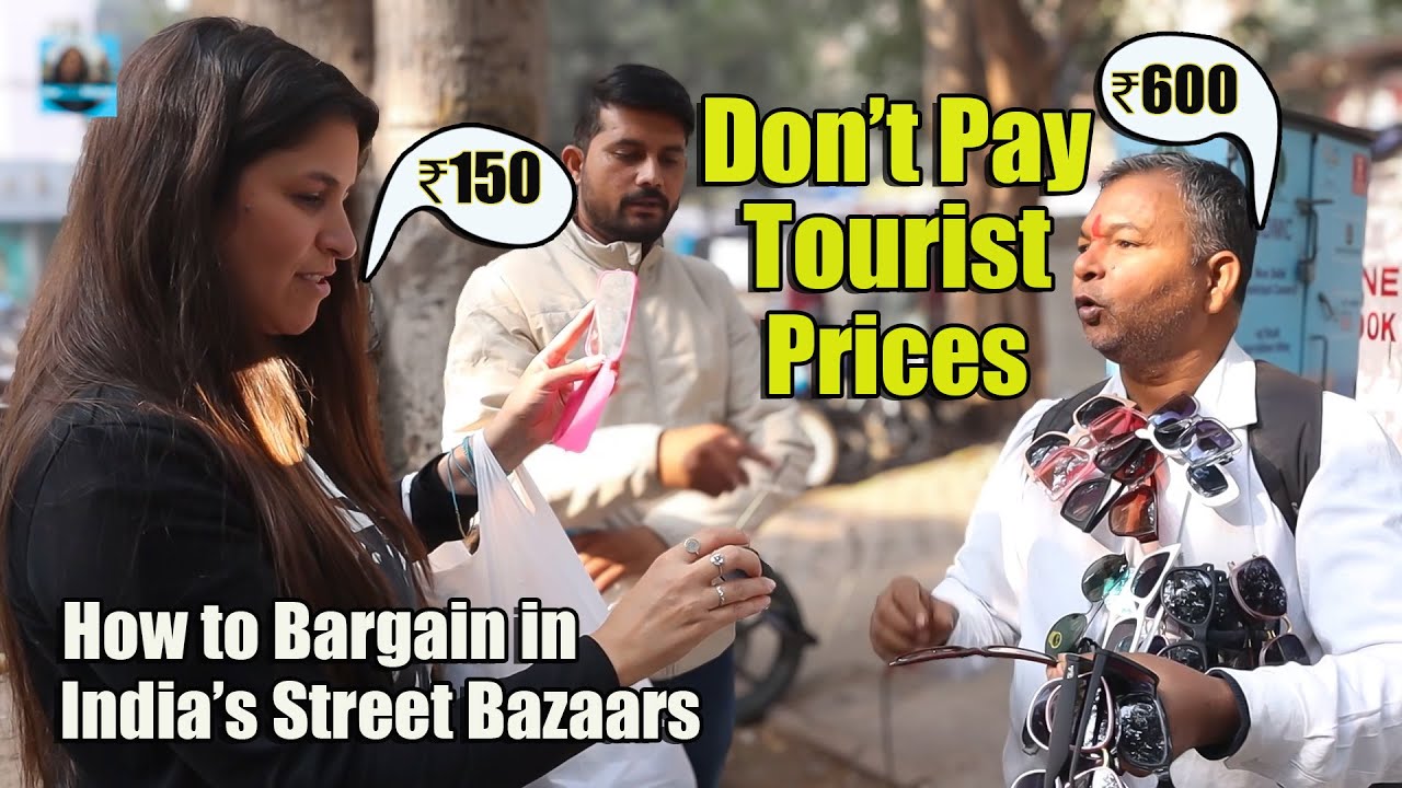 The Art of India's Street Bazaar Bargaining - YouTube