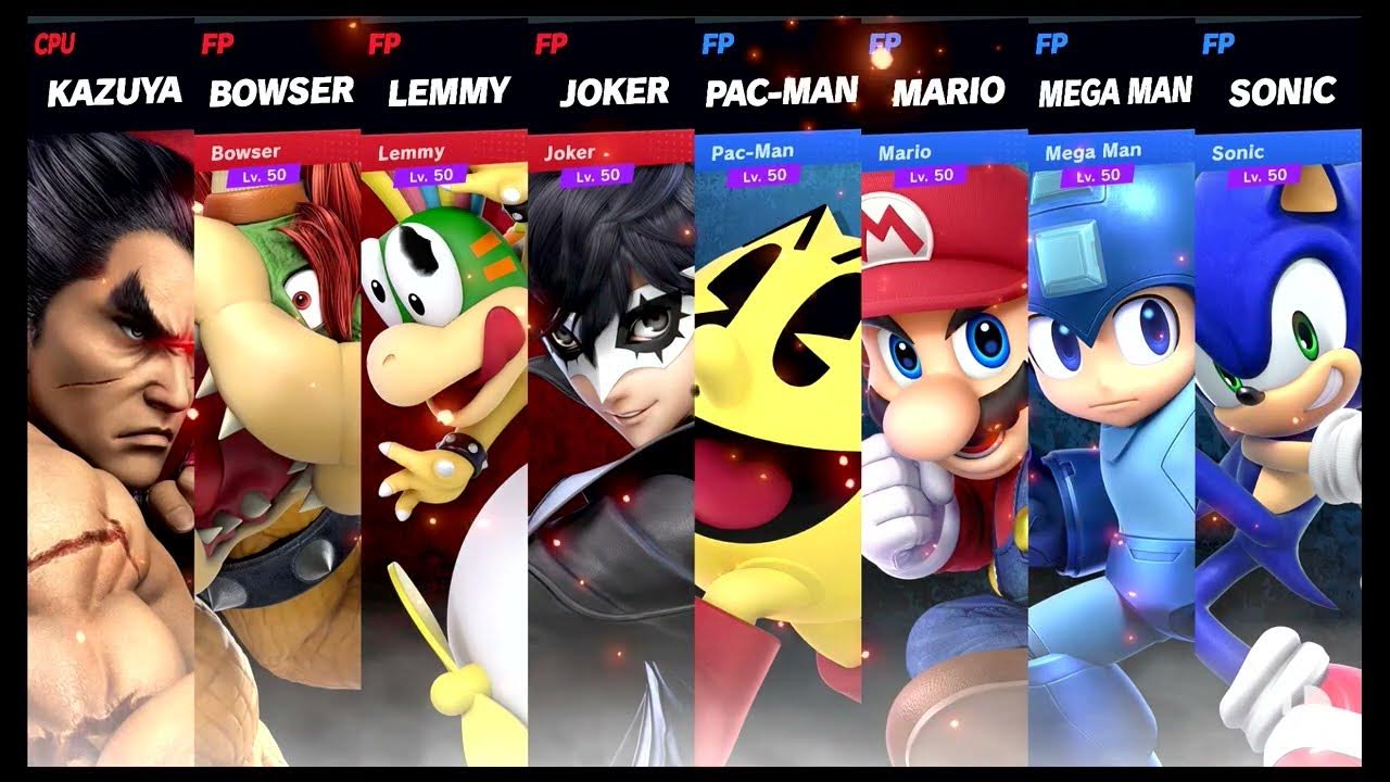 Super Smash Bros Ultimate Amiibo Fights – Request #23350 Team Battle at Mishima Dojo - YouTube