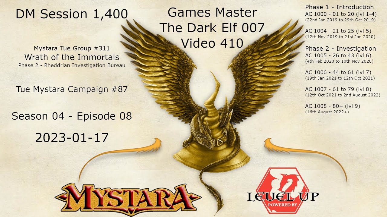Mystara Phase 2 Tue S04E08 - AC 1008 - Wrath of the Immortals - 87 ...
