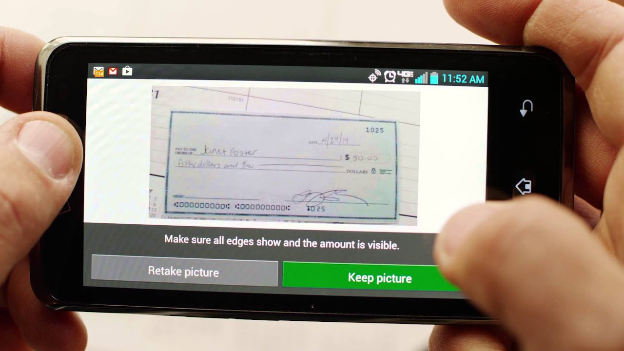 BayPort Credit Union lets your checks in on the selfie - YouTube