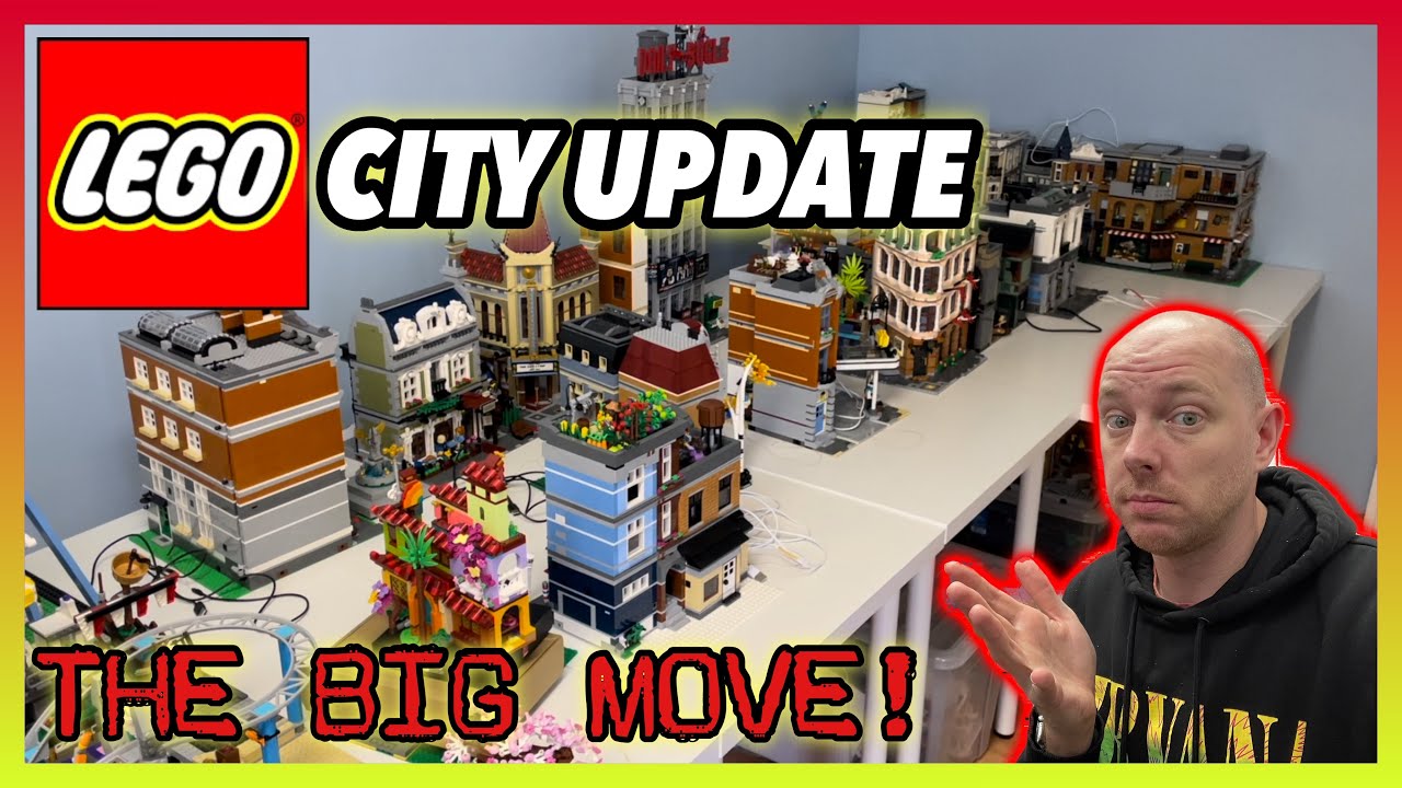 LEGO CITY UPDATE - Moving the LEGO city - YouTube