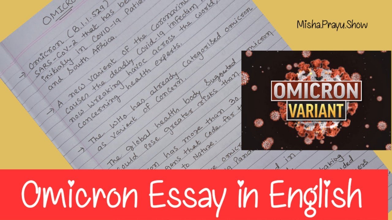 omicron virus Essay in English | 10 lines on omicron virus | Short ...