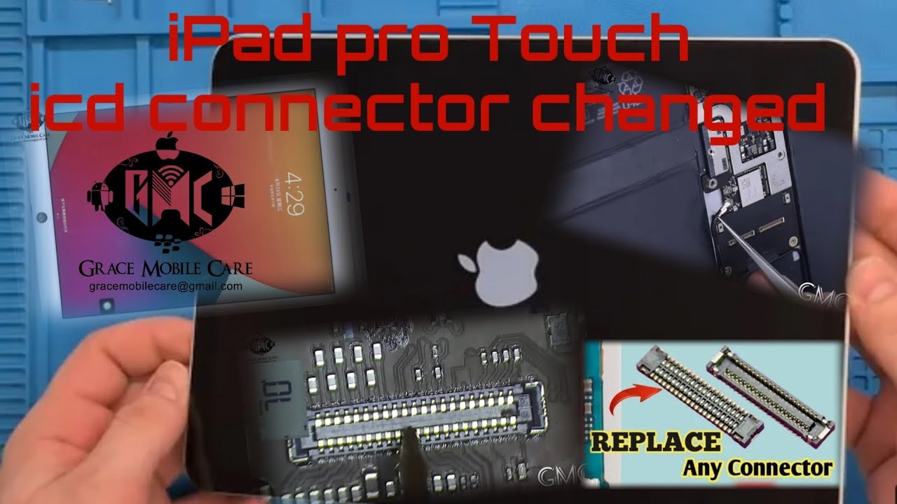 iPad Pro Touch Screen Not Working | Fix connector work - YouTube