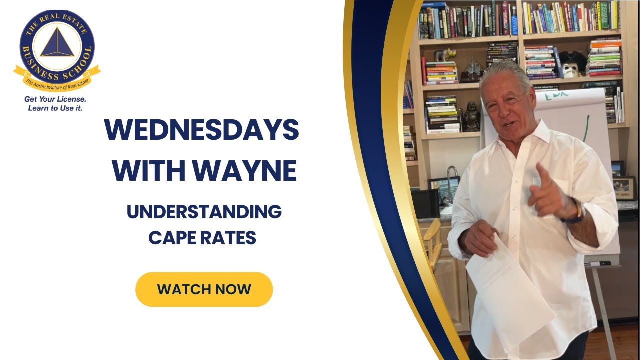 Wednesdays with Wayne: Learning to understand Cap Rates. #roi #caprate ...