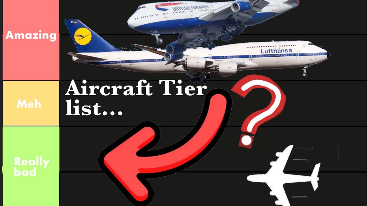 Aircraft tier list ️ (My Opinion) - YouTube