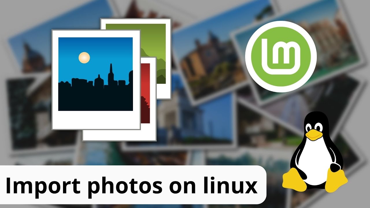 How to import photos from your smartphone or camera to linux - YouTube