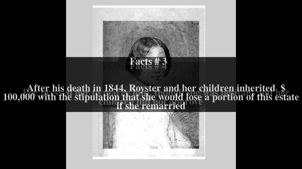 Sarah Elmira Royster Top # 5 Facts - YouTube