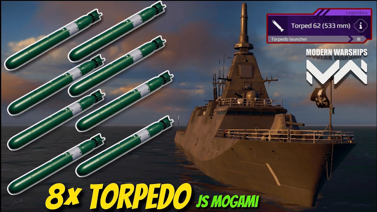 JS Mogami (FFM-1)- 4× Torped 62 (533mm) legendary Torpedo # ...