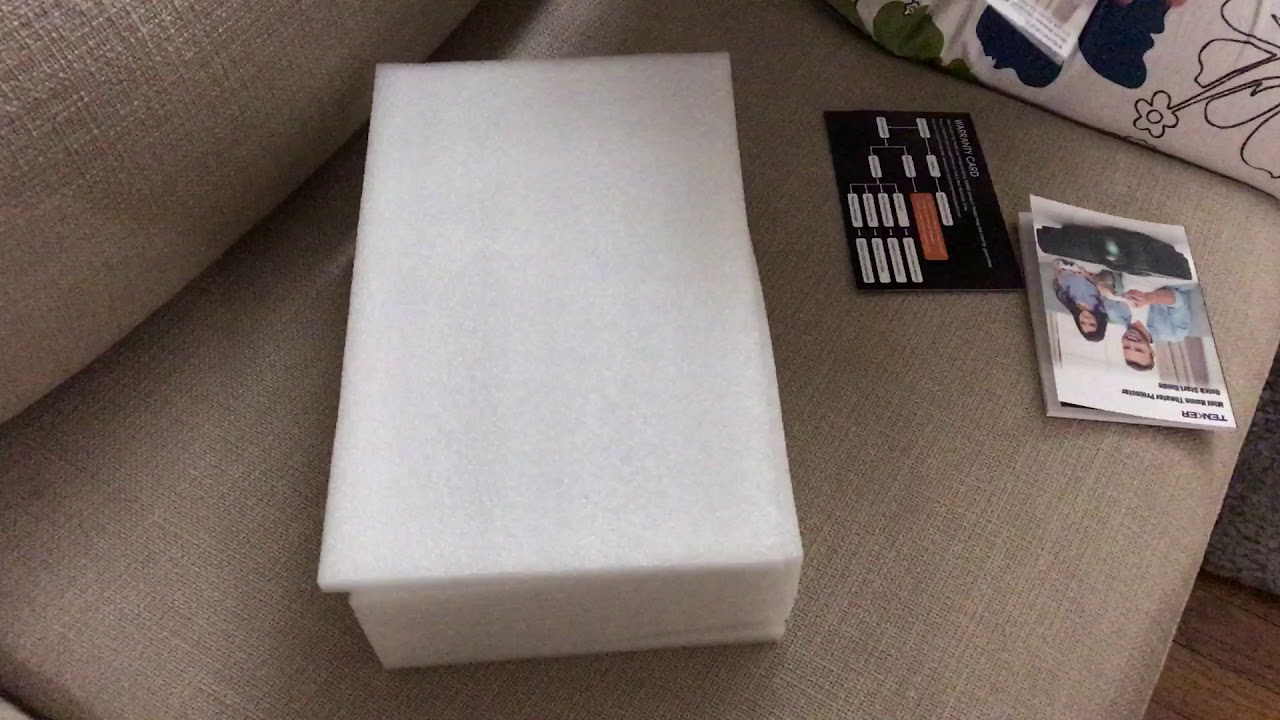 TENKER Q5 Projector--Open Box - YouTube