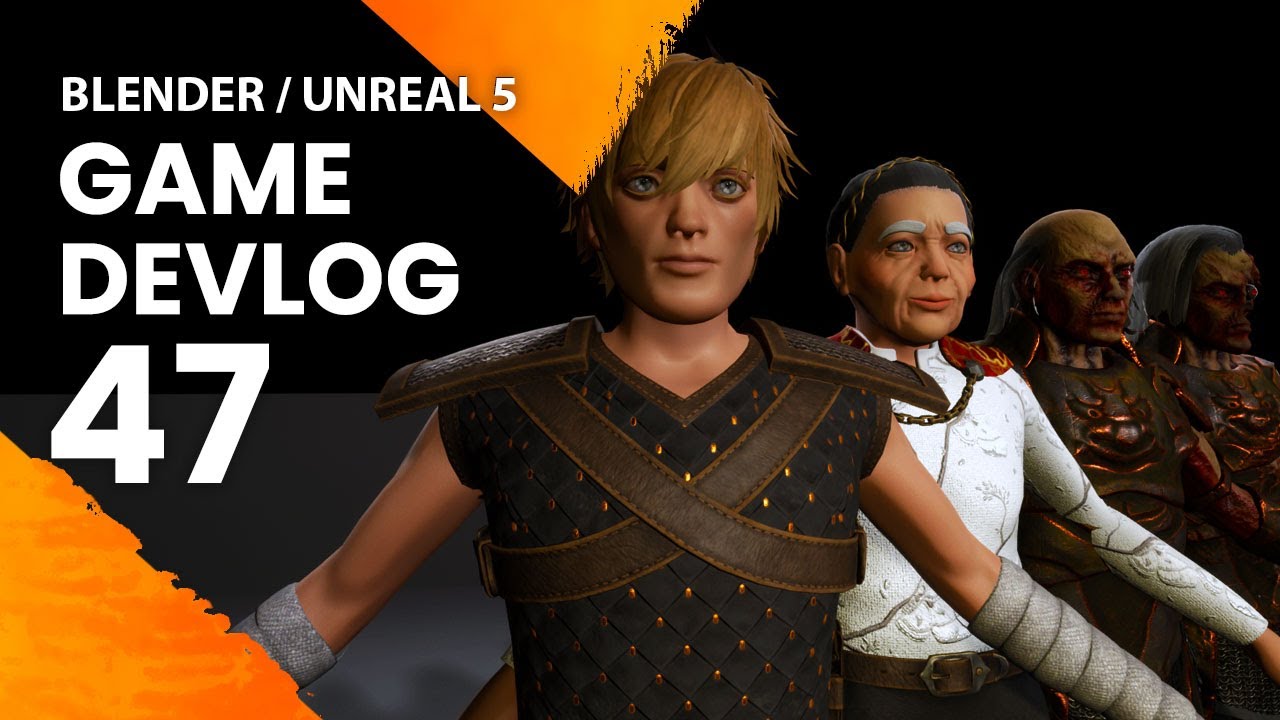 Devlog 47 New Character Models For My Game In Ue5 Youtube