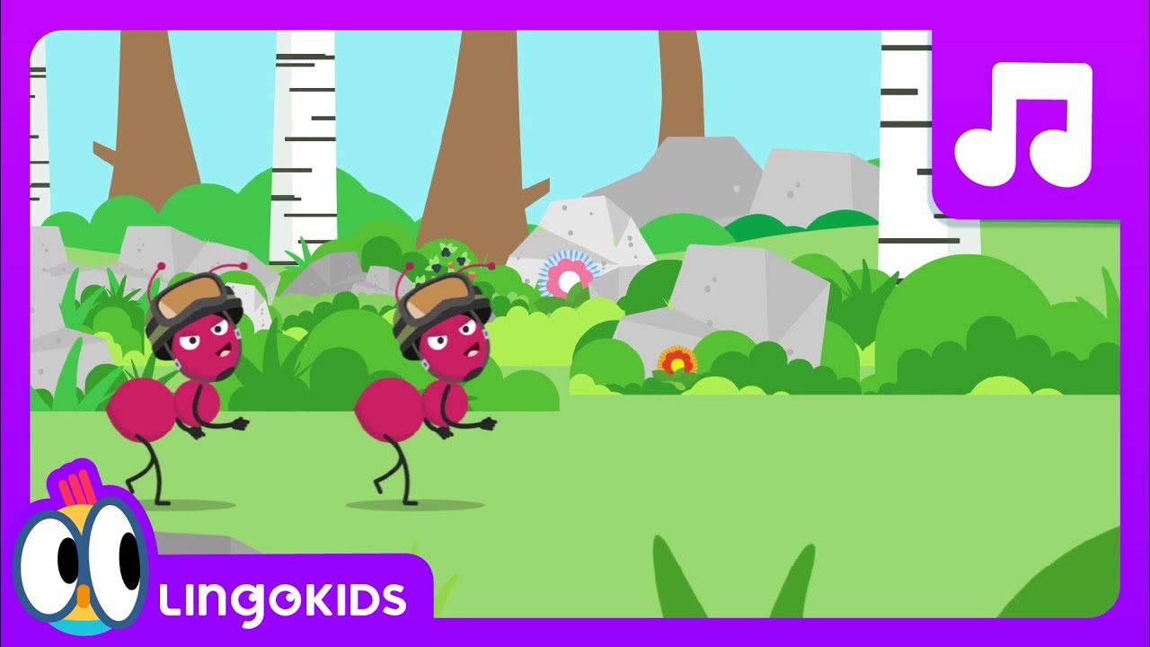 The Ants Go Marching 🐜🐜 | Simple Songs for Kids | Lingokids - YouTube
