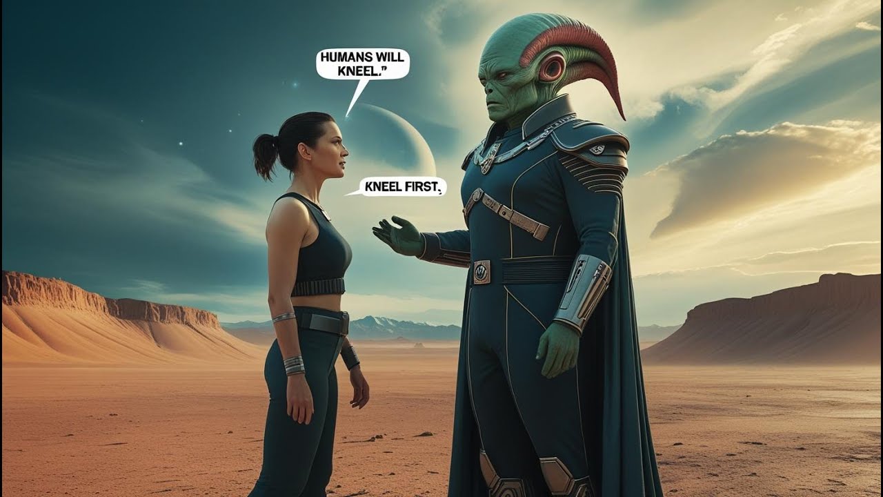 Alien General Said, “Humans Will Kneel.” She Replied, “Kneel First ...