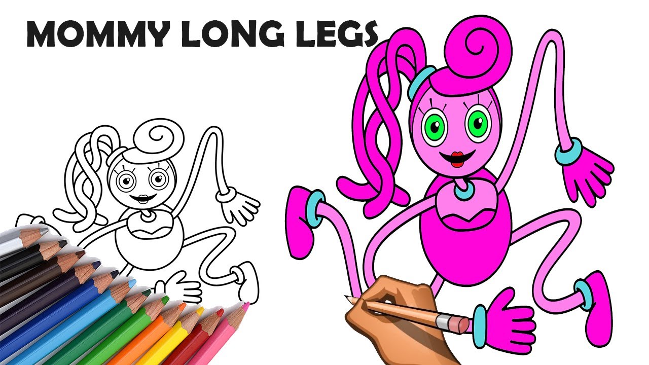 HOW TO DRAW MOMMY LONG LEGS (POPPY PLAYTIME) - YouTube