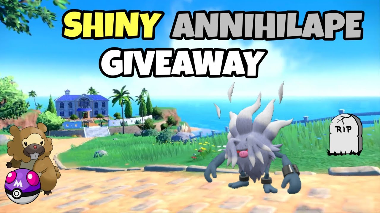Pokemon Scarlet & Violet: 👻🥊Shiny Annihilape Giveaway🥊👻 - YouTube