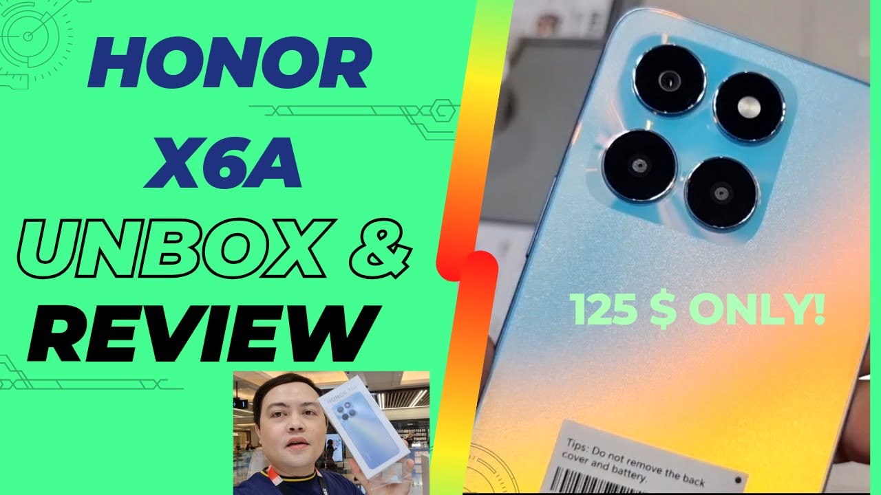 UNBOXING AND MY FULL REVIEW WITH NEW HONOR X6A - YouTube