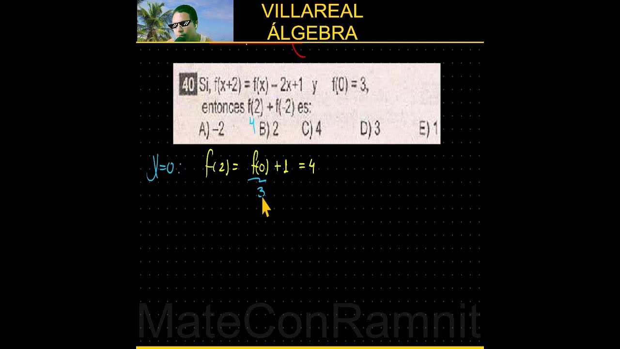VILLAREAL ÁLGEBRA 2 - YouTube